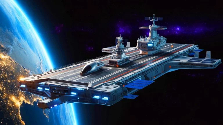 Space Force Nears Completion of First Orbital Warship Carrier Designed ...