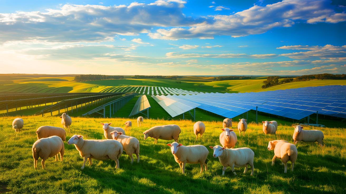 "$6.7M Saved by Solar Sheep": Agrivoltaics Boosts Wool Quality While ...